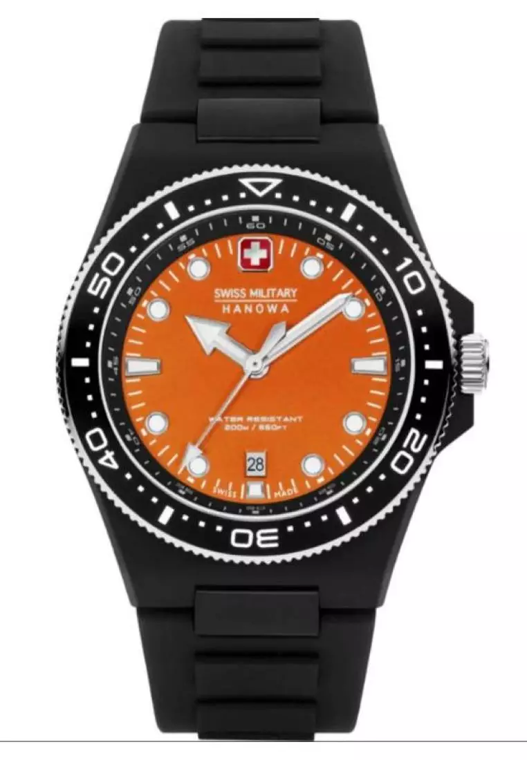 Buy Swiss Military Hanowa Swiss Military Hanowa Ocean Pioneer Rubber ...