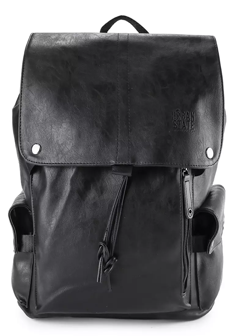 Jual Urban State Pu Pocket Flap Large Backpack Original 2024 | ZALORA ...