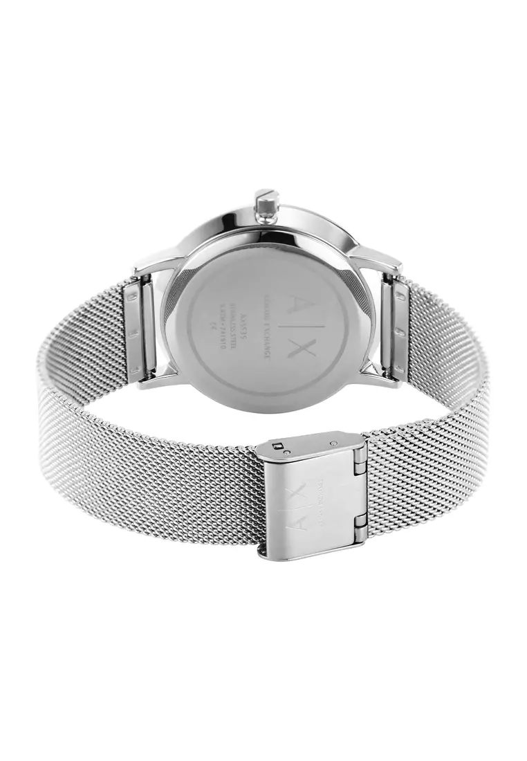 Buy Armani Exchange Armani Exchange Female silver Stainless Steel Watch ...