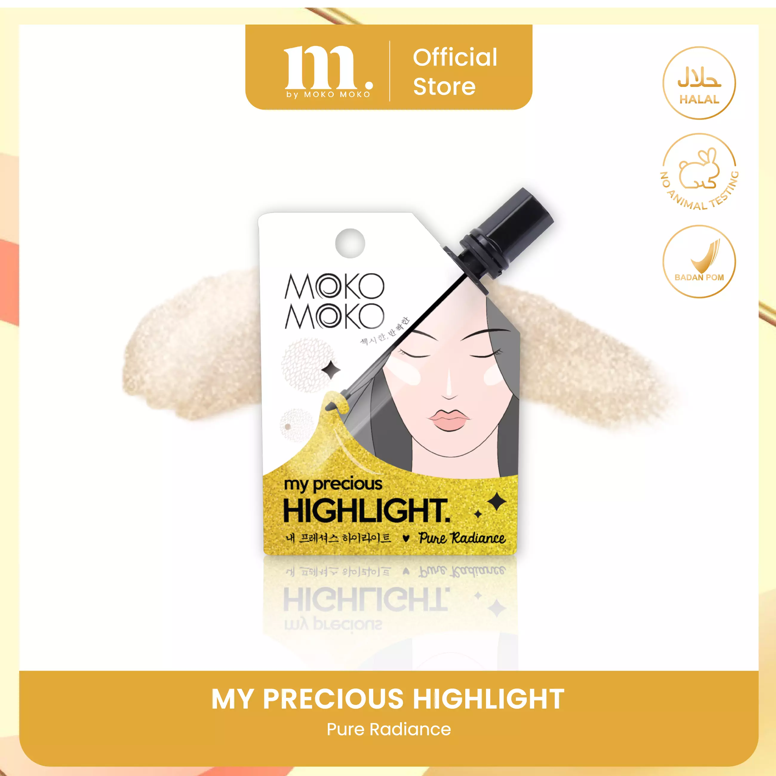 Jual MOKO-MOKO Moko Moko My Precious Highlight Pure Radiance Original ...