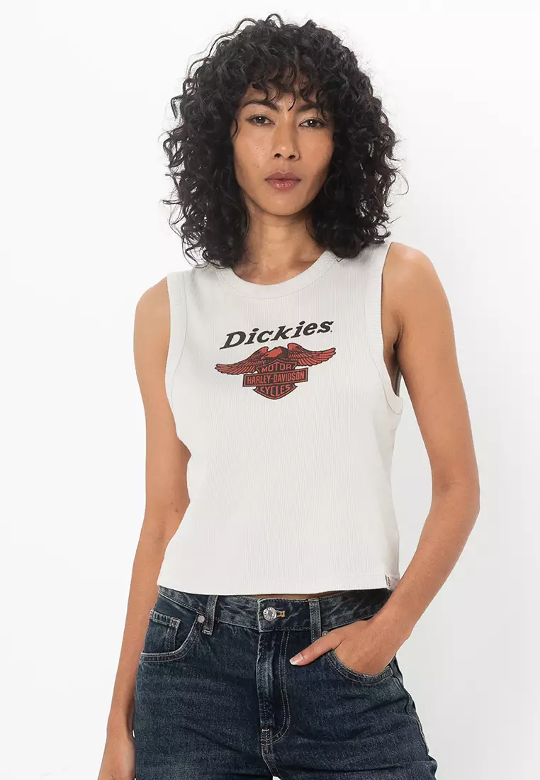 Buy Harley-Davidson Dickies x H-D® Racerback Cropped Eagle Tank 2026 ...