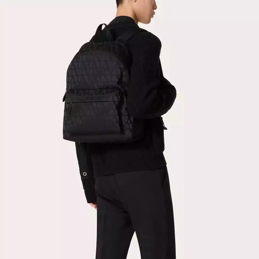 Jual Valentino Garavani Toile Iconographe Backpack Technical Fabric ...