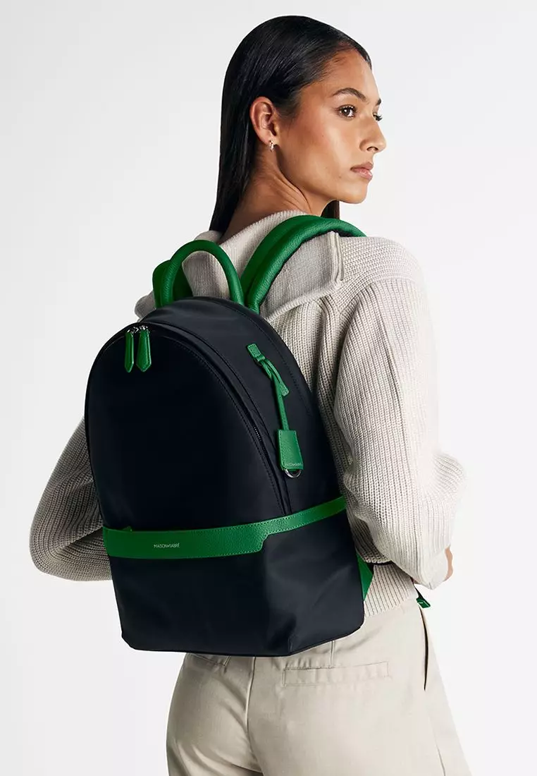 Buy MAISON de SABRÉ Nylon Backpack in Emerald Green Online | ZALORA ...