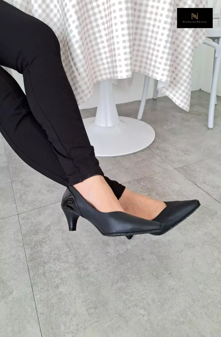 Jual NICHOLAS EDISON Nicholas Edison Heel Kim Black Original 2025 ...