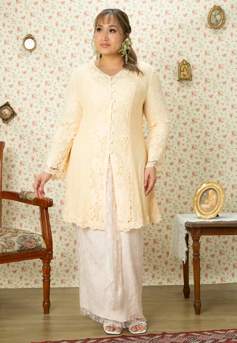 Buy Lubna DINA PLUS SIZE LACE SKIRT 2025 Online | ZALORA