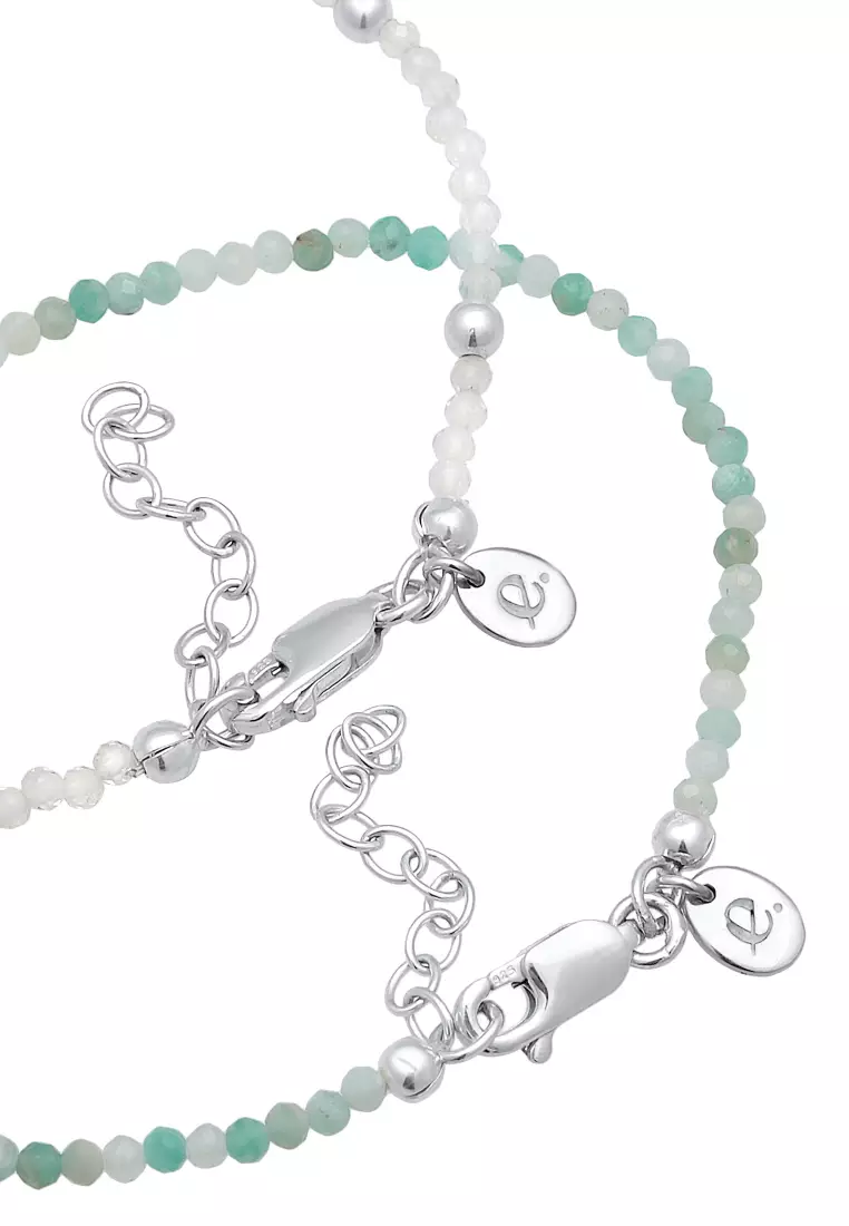 Buy ELLI GERMANY Moonstone & Amazonite Bead Bracelet 2026 Online | ZALORA