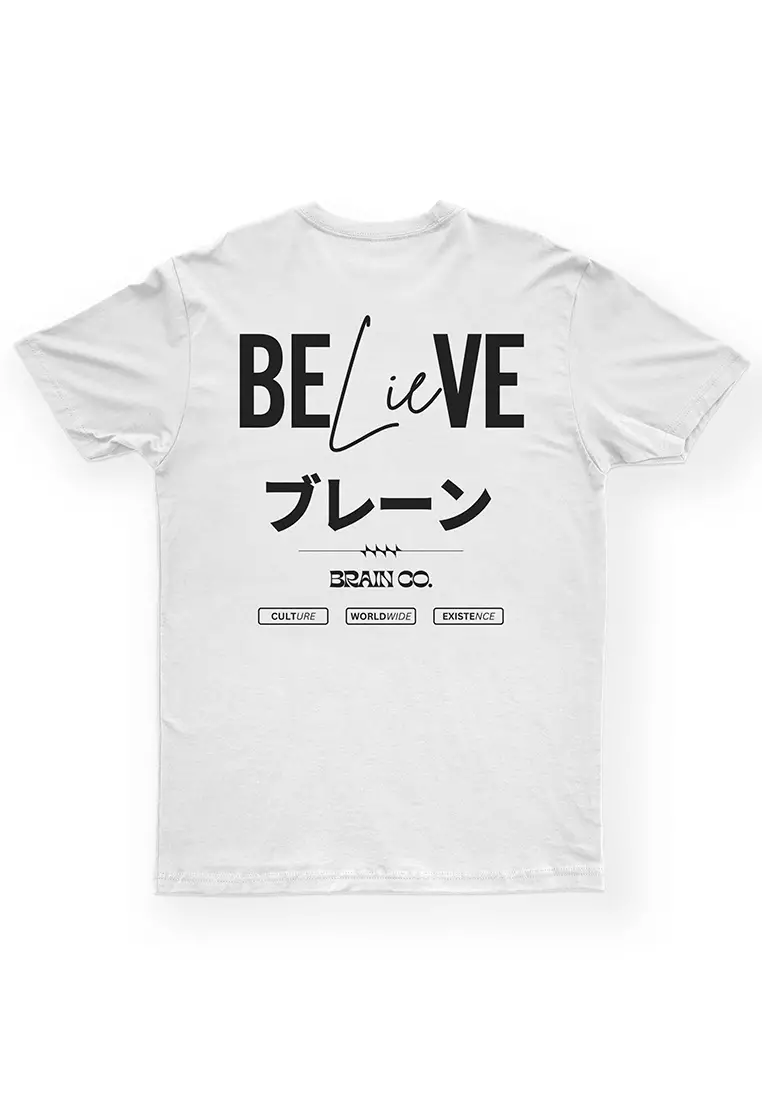 Jual Brain Clothing BELIEVE #1 T-Shirt Original 2024 | ZALORA Indonesia