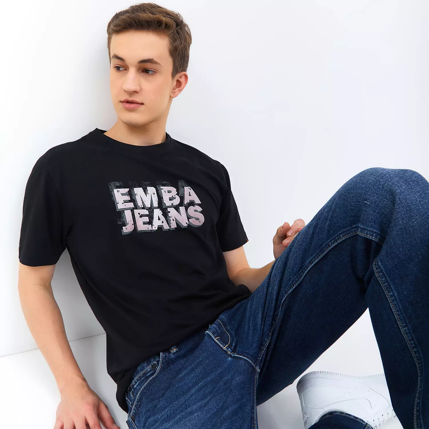 Jual Emba Jeans EMBA DENIM - Kaos Pria Lengan Pendek Regular Fit ...