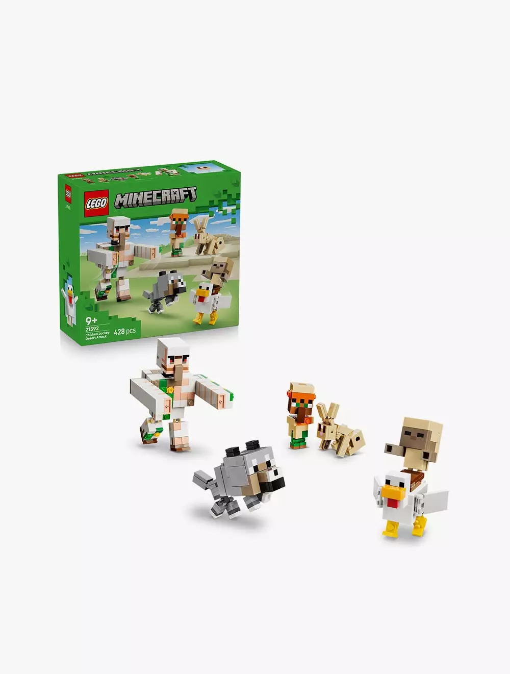 Jual LEGO LEGO® Minecraft® Chicken Jockey Desert Attack - 21592 ...