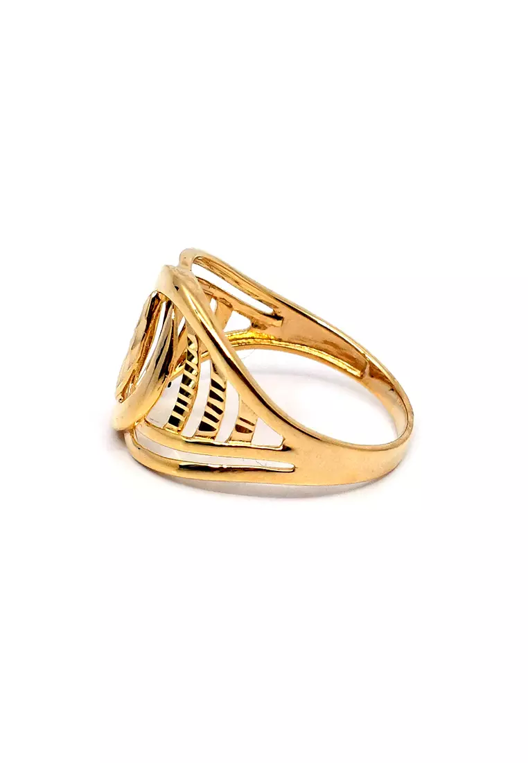 Buy CEBUANA LHUILLIER JEWELRY 18K Italian Made Yellow Gold Lady Ring ...