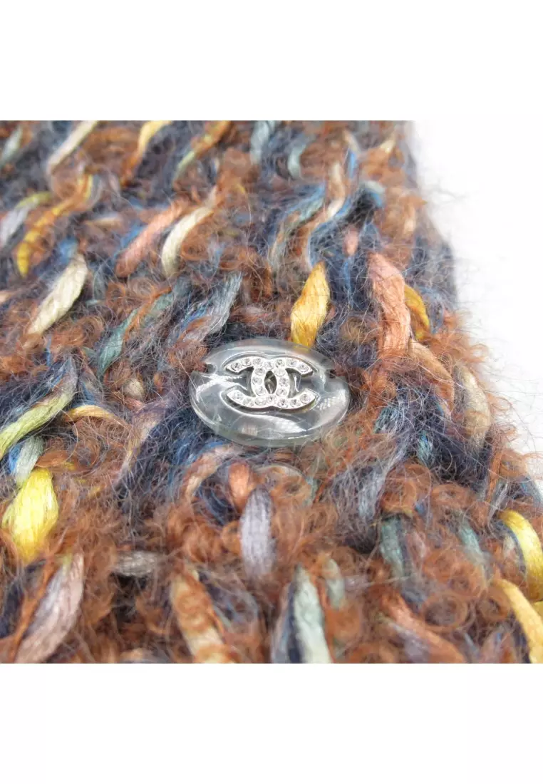 Buy Chanel Pre-loved Chanel Long scarf Scarf others mohair Brown 2024 ...
