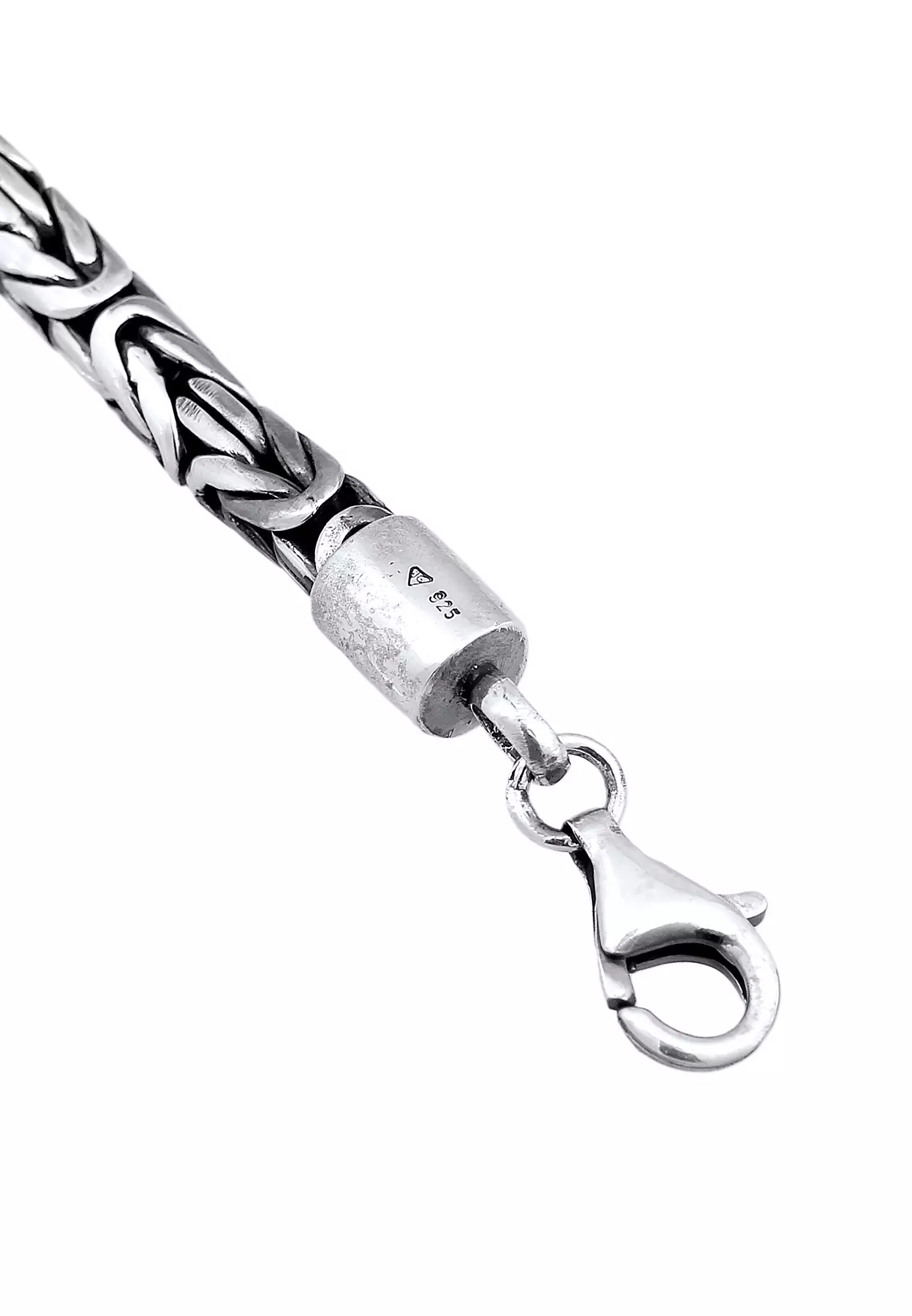 Buy Kuzzoi Men's Silver Heavy Byzantine Chain Bracelet – Oxidised 2026 ...