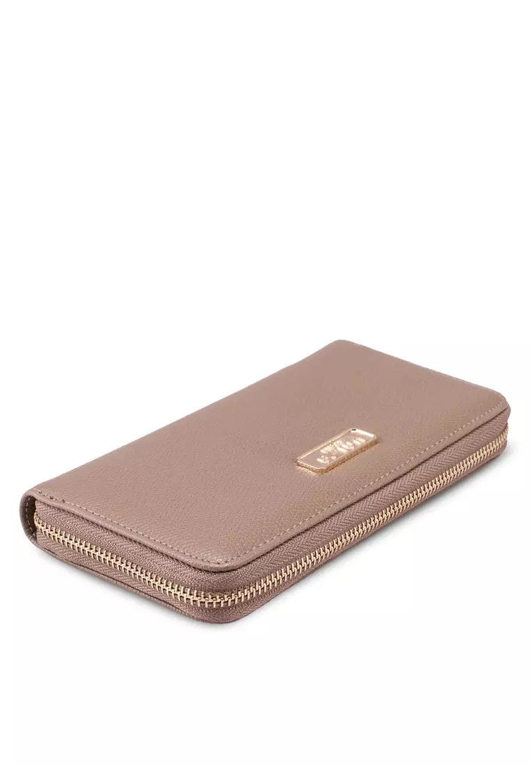 Buy Unisa Textured Ladies Zip-Up Wallet 2025 Online | ZALORA Philippines