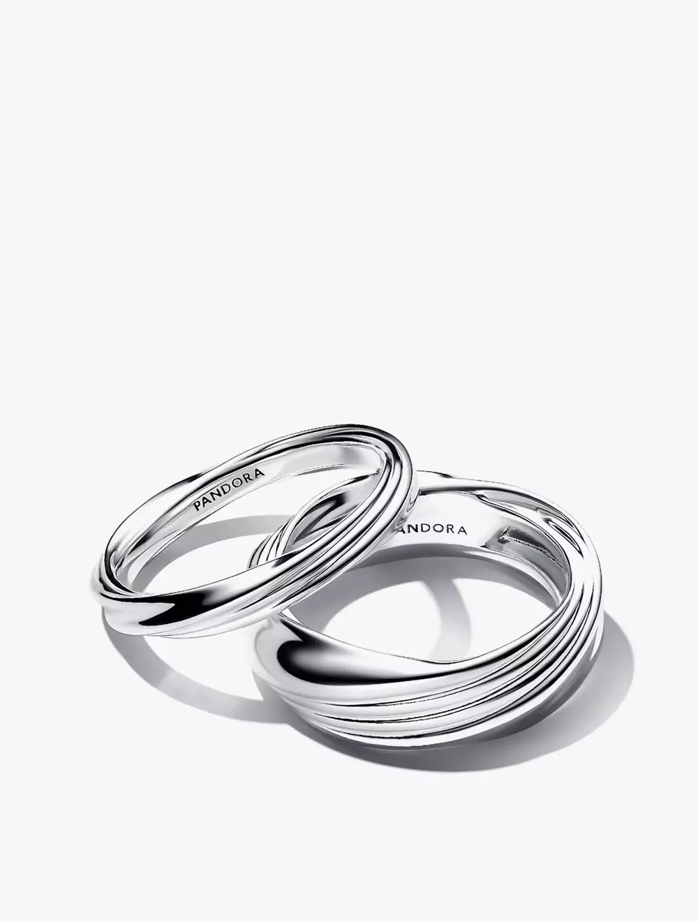 Jual PANDORA Texture twisted 14k gold-plated ring Original 2025 ...