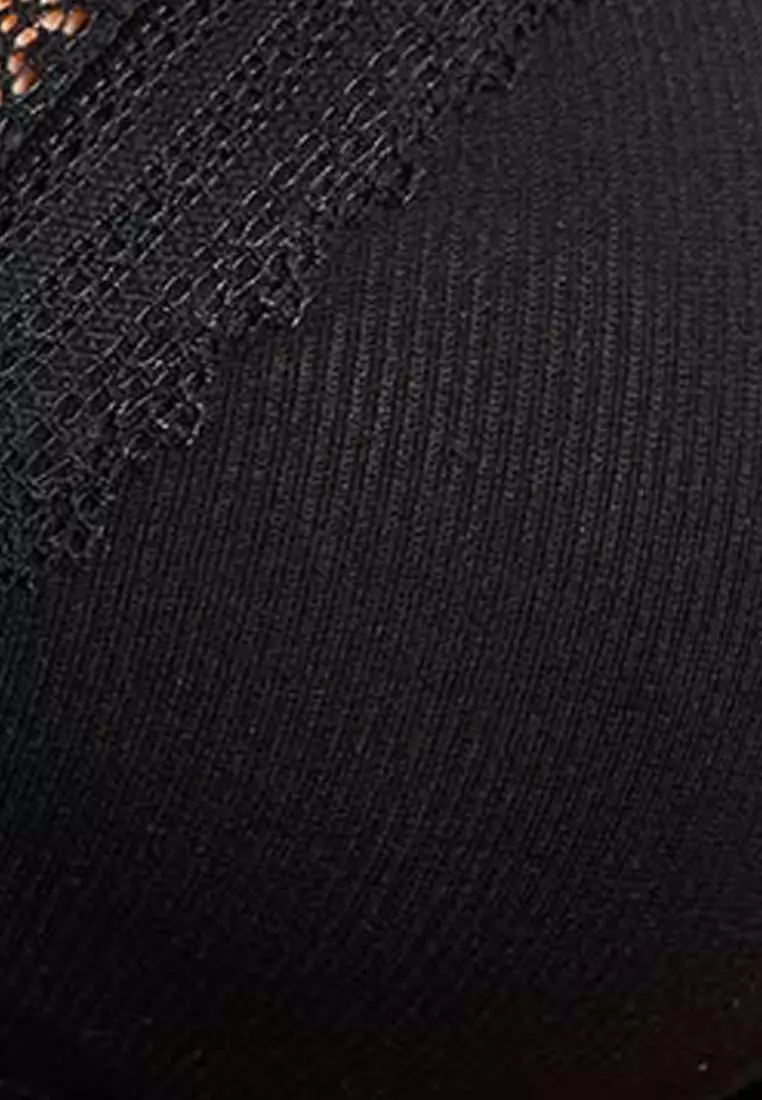 Buy Sans Complexe Agathe Comfortable Padded Wirefree Bra with Lace ...