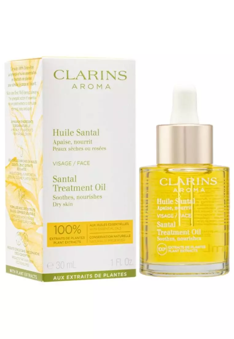 Buy Clarins CLARINS Santal Treatment Oil - Dry Skin 30ml 2026 Online ...