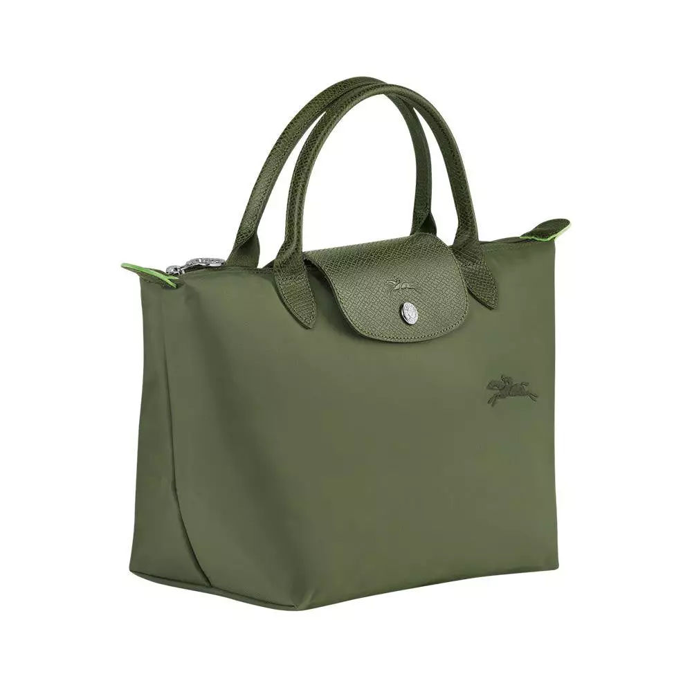 Jual Longchamp Le Pliage Green Small Top Handle Bag Forest Original ...