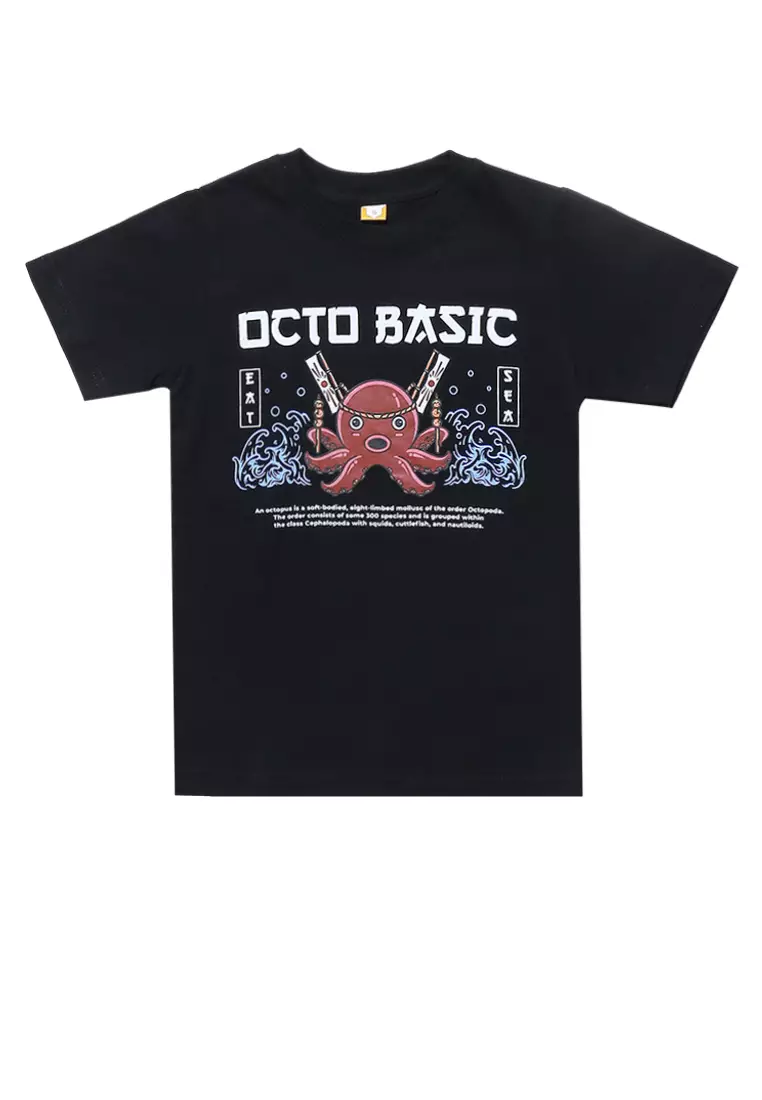 Jual OCTO BASIC Octopus T-Shirt Original 2023 | ZALORA Indonesia