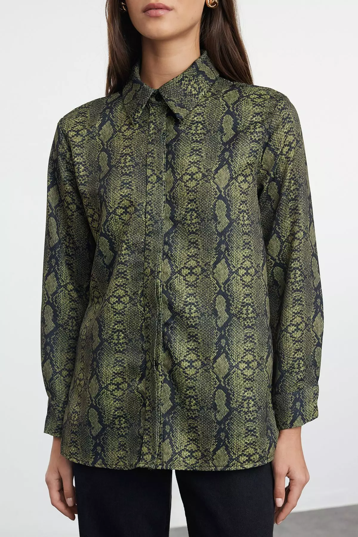Buy Trendyol Snake Print Shirt 2025 Online | ZALORA