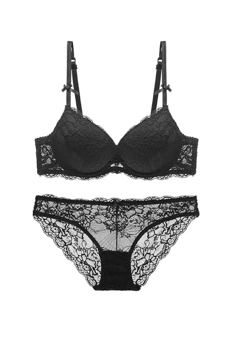 Buy Zitique Sexy Lace Lingerie Set Bra And Panty Black 2024 Online