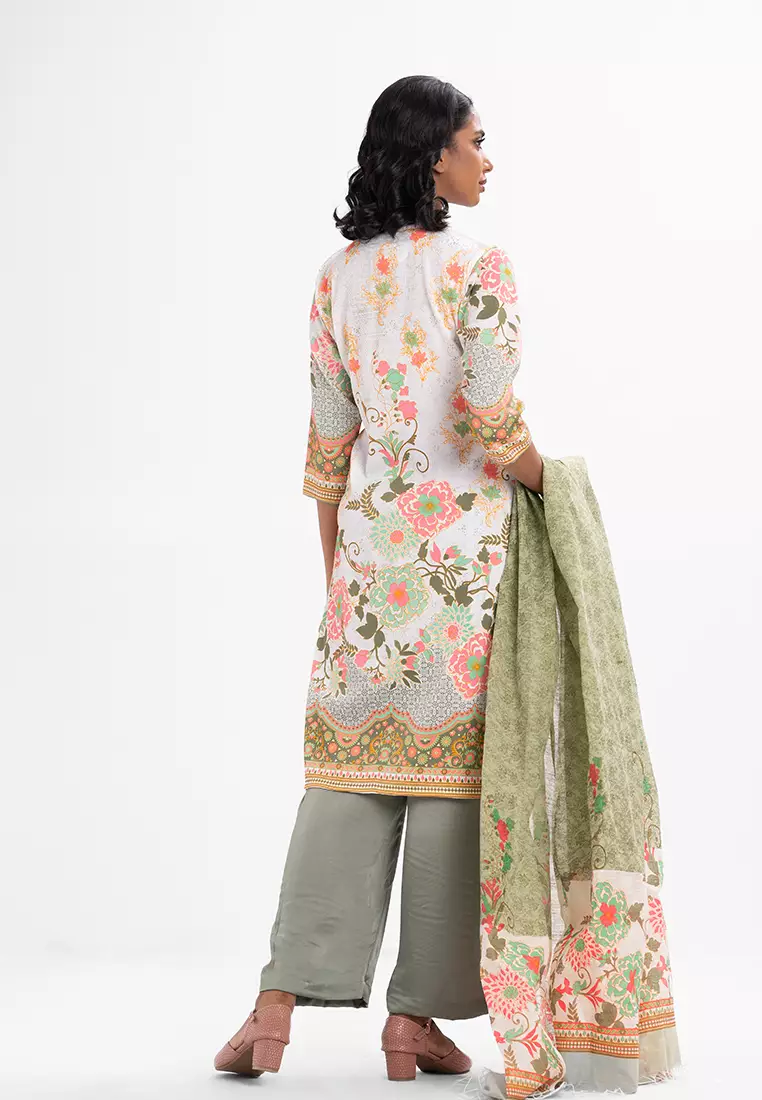 Buy Le Reve Le Reve Women's Straight Salwar Kameez 2026 Online | ZALORA