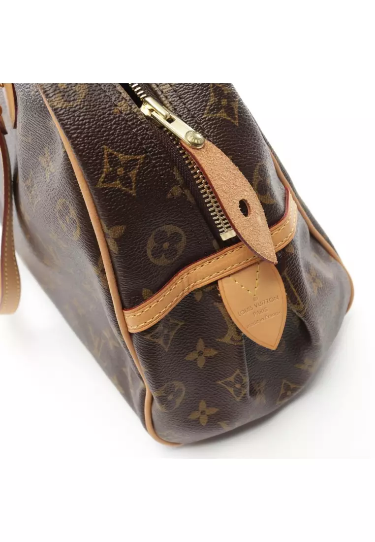 Buy Louis Vuitton Pre-Loved Louis Vuitton Montorgueil GM monogram Shoulder bag PVC leather Brown ...