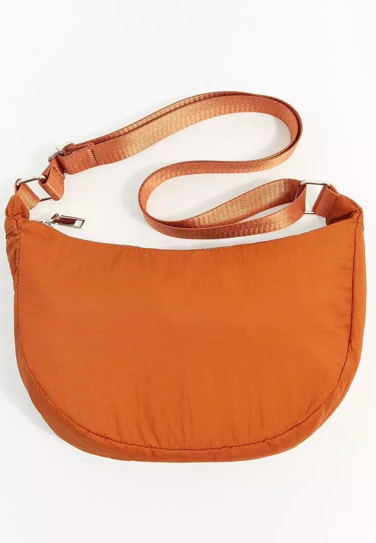 Buy Pomelo Nylon Sling Bag - Rust 2025 Online | ZALORA