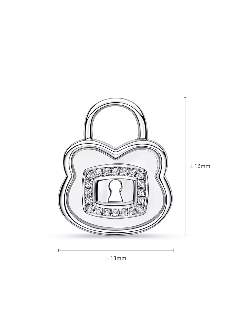 Buy LAZO DIAMOND LAZO DIAMOND Unbreakable Love Teddy Lock Diamond ...