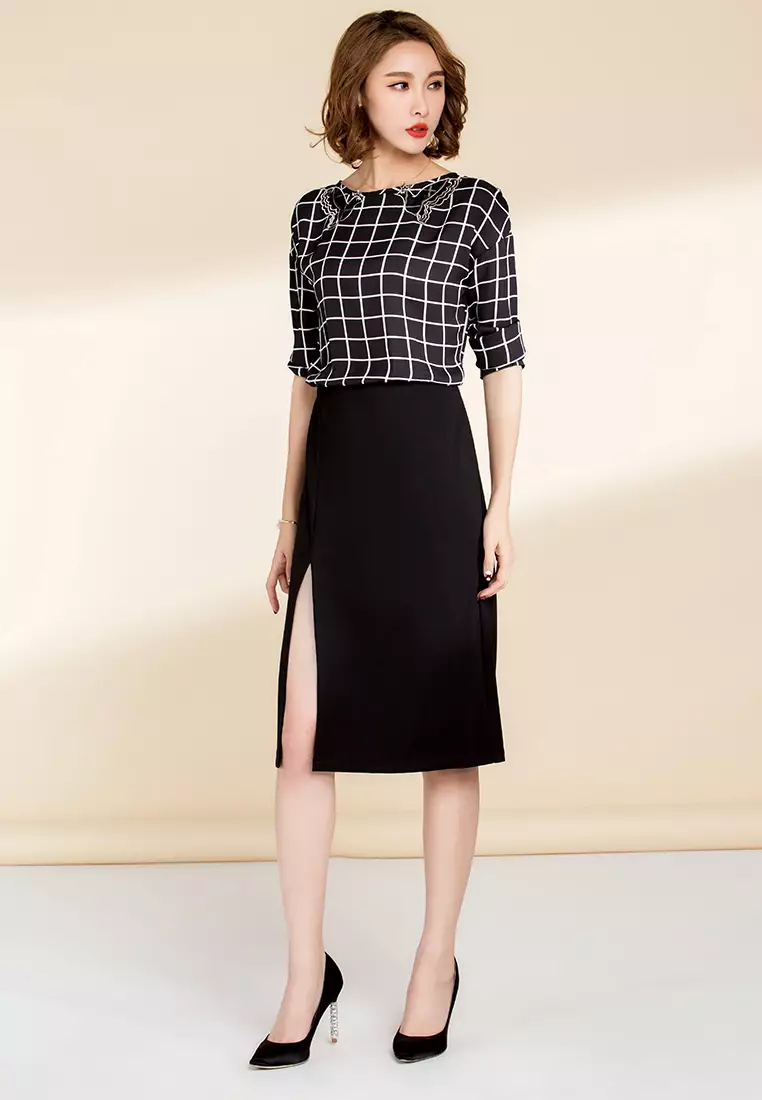 Buy A-IN GIRLS Two-Layers Of Chiffon OL Dress 2025 Online | ZALORA ...