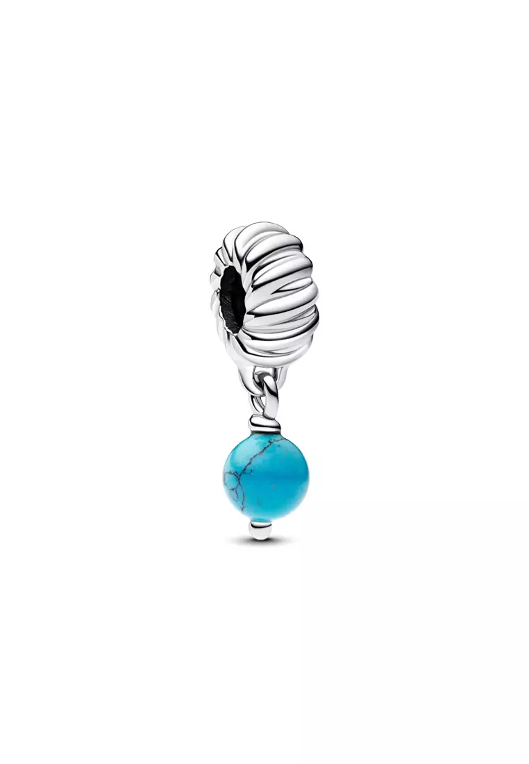 Buy PANDORA Pandora Turquoise-colored Dangle Charm Online | ZALORA Malaysia