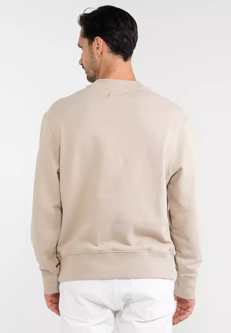 Buy Calvin Klein Monologo Stencil Crew Neck Sweatshirt Calvin Klein