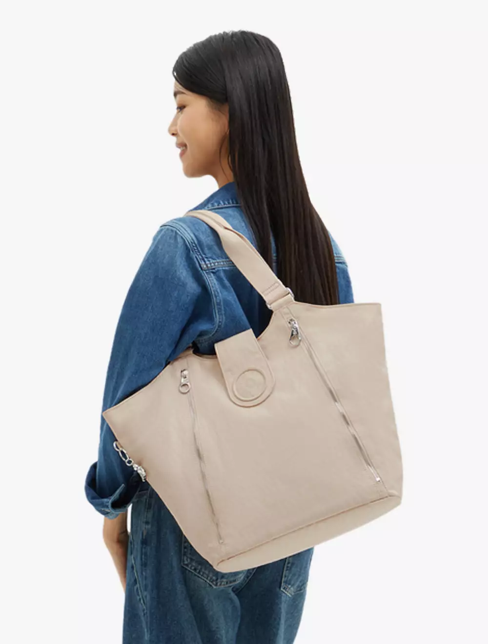 Jual Kipling RECICELY - Beige Spice Original 2025 | ZALORA Indonesia