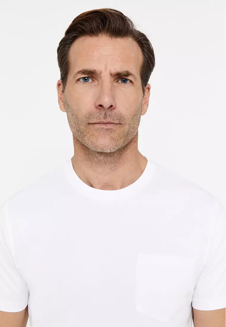 Buy Cortefiel Basic Pocket T-shirt 2024 Online | ZALORA Philippines