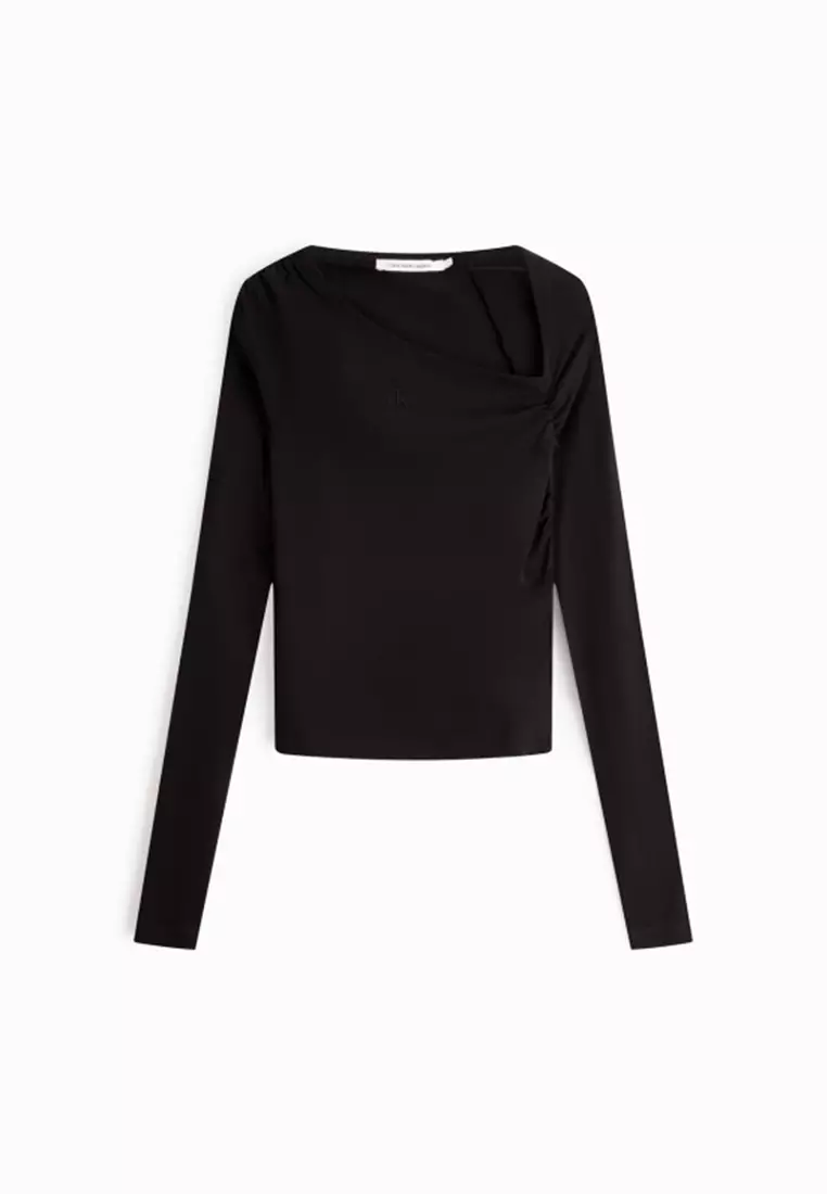 Buy Calvin Klein CKJ Knit Tops Black 2024 Online | ZALORA Philippines