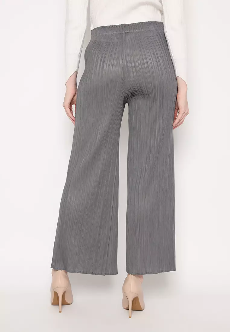 Jual Rupa Arupa Rupa Arupa - Grey Masada Pleats Pants Original 2024 ...