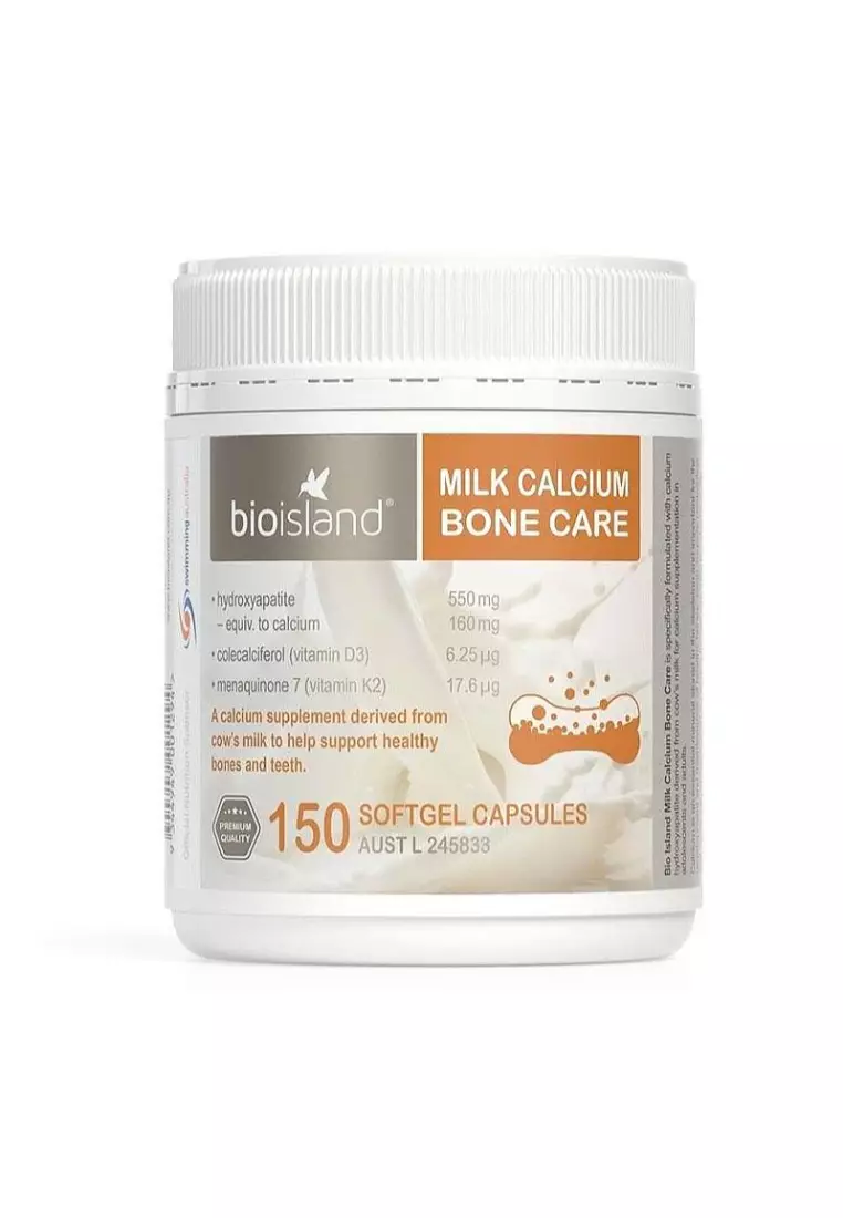 Buy Bio Island BIO ISLAND- MILK CALCIUM BONE CARE 150CAPSULES 2025 ...
