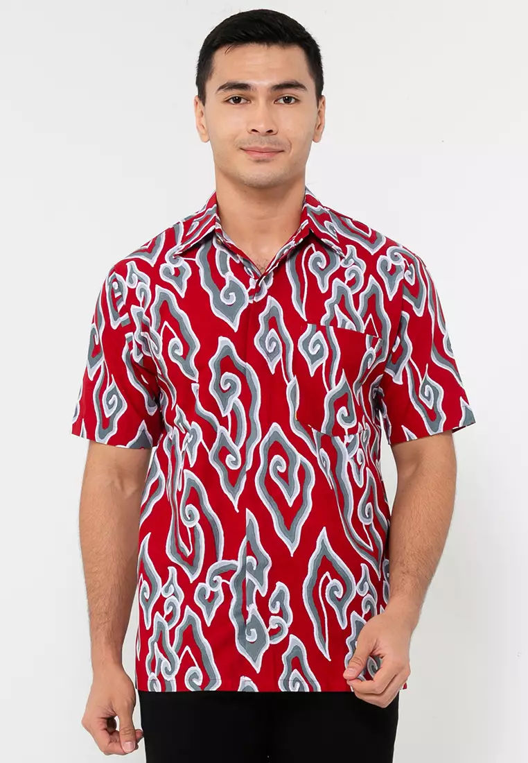Buy TUSCA Eusoff Short Sleeve Batik Shirt Online | ZALORA Malaysia