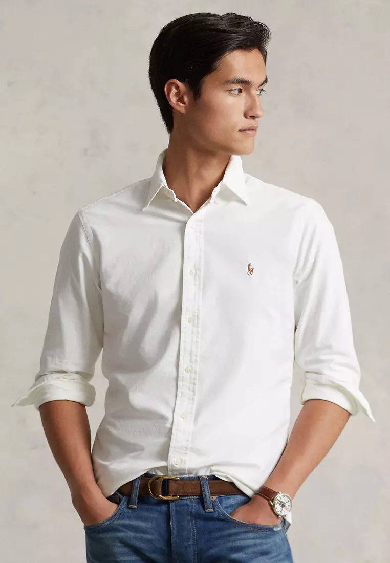 Buy Polo Ralph Lauren The Iconic Classic Fit Oxford Long Sleeve Shirt 2025 Online | ZALORA