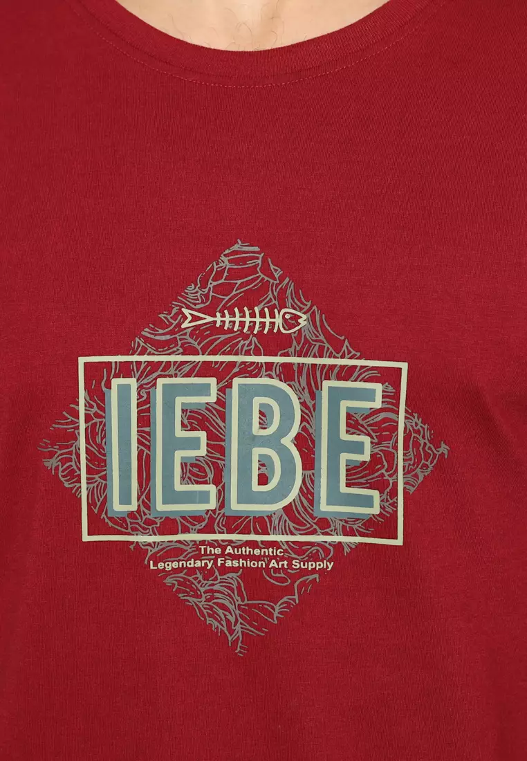 Jual IEBE Kaos Premium IEBE Grafis Lengan Panjang K1HL6003MRN Original ...