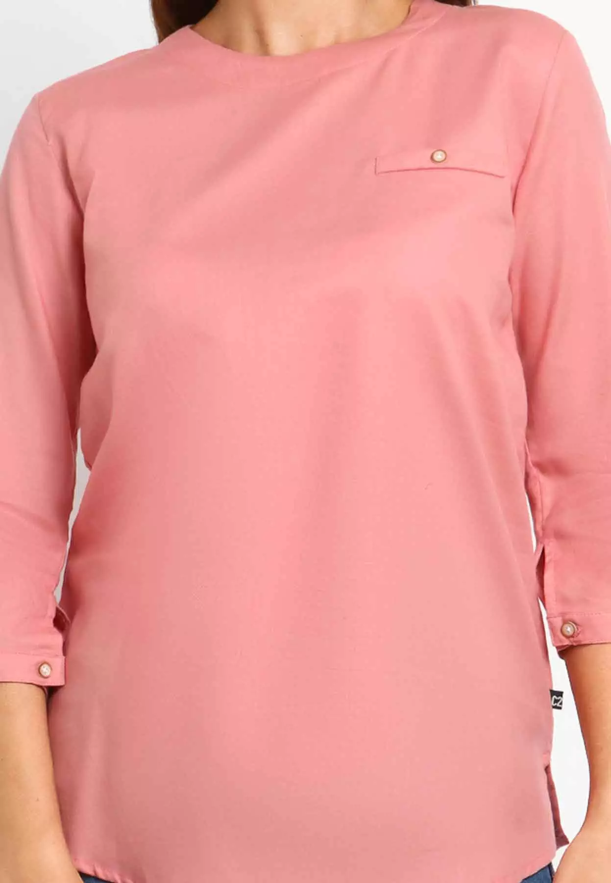 Jual C2 Outfitters C2 Kenzie Pink Basic Blouse Original 2024 | ZALORA ...