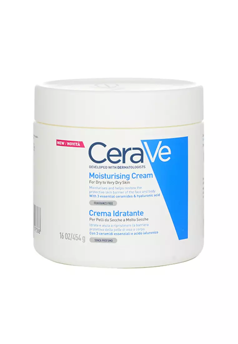 Buy Cerave Cerave - Moisturising Cream For Dry To Very Dry Skin 454g ...