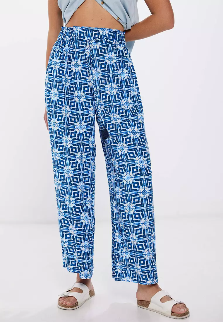 Buy Springfield Rustic Palazzo Pants 2025 Online | ZALORA Philippines