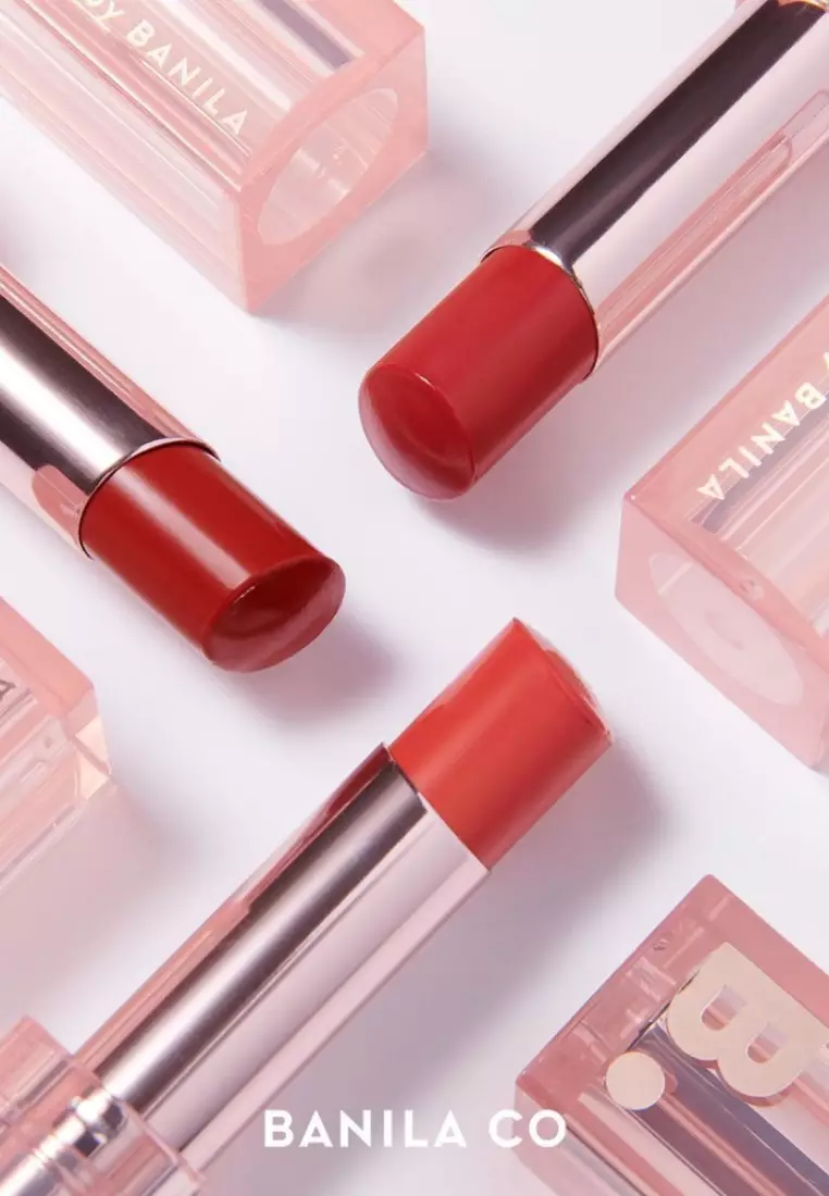 Buy BANILA CO B. by BANILA Glow Veil Lipstick Glossy - CR01 Sugar Coral ...