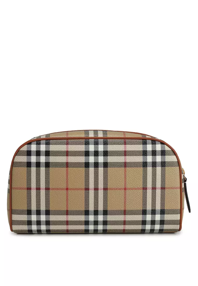 Buy BURBERRY Check Medium Pouch (ct) 2025 Online | ZALORA Philippines