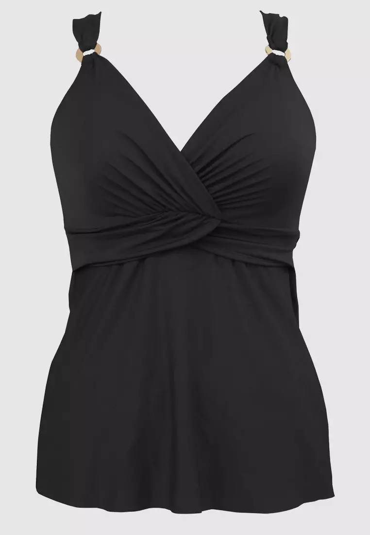 Buy Miraclesuit Swim Plunge Full Bust Underwired Tankini Top 2024 Online Zalora