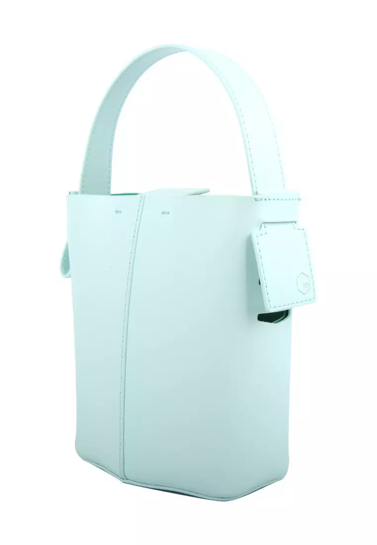 RO Bags Terranova Felucca Mini Top Handle Bucket Bag in Mint Green ...