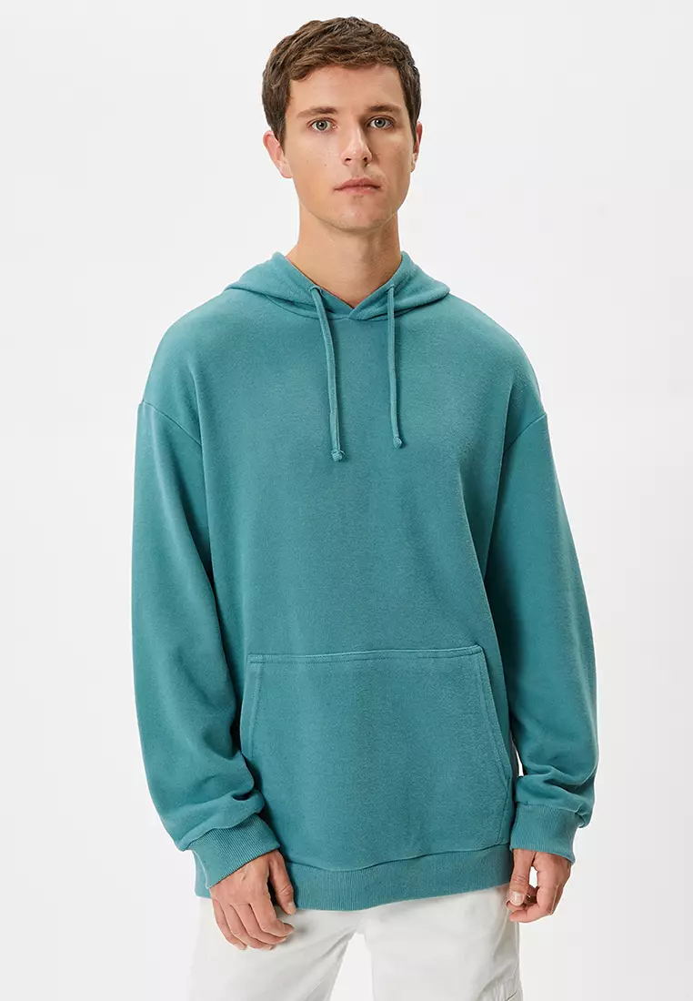 Jual KOTON Basic Kangaroo Hoodie Original 2024 | ZALORA Indonesia
