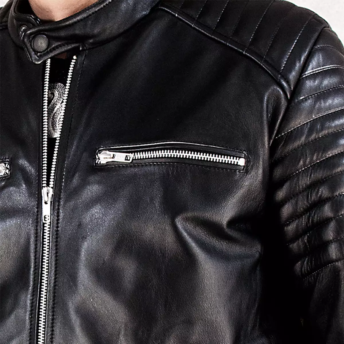 Jual JAVA SEVEN JAVA 7 LEATHER Jaket Pria Kulit Domba Pull Up Hitam ...