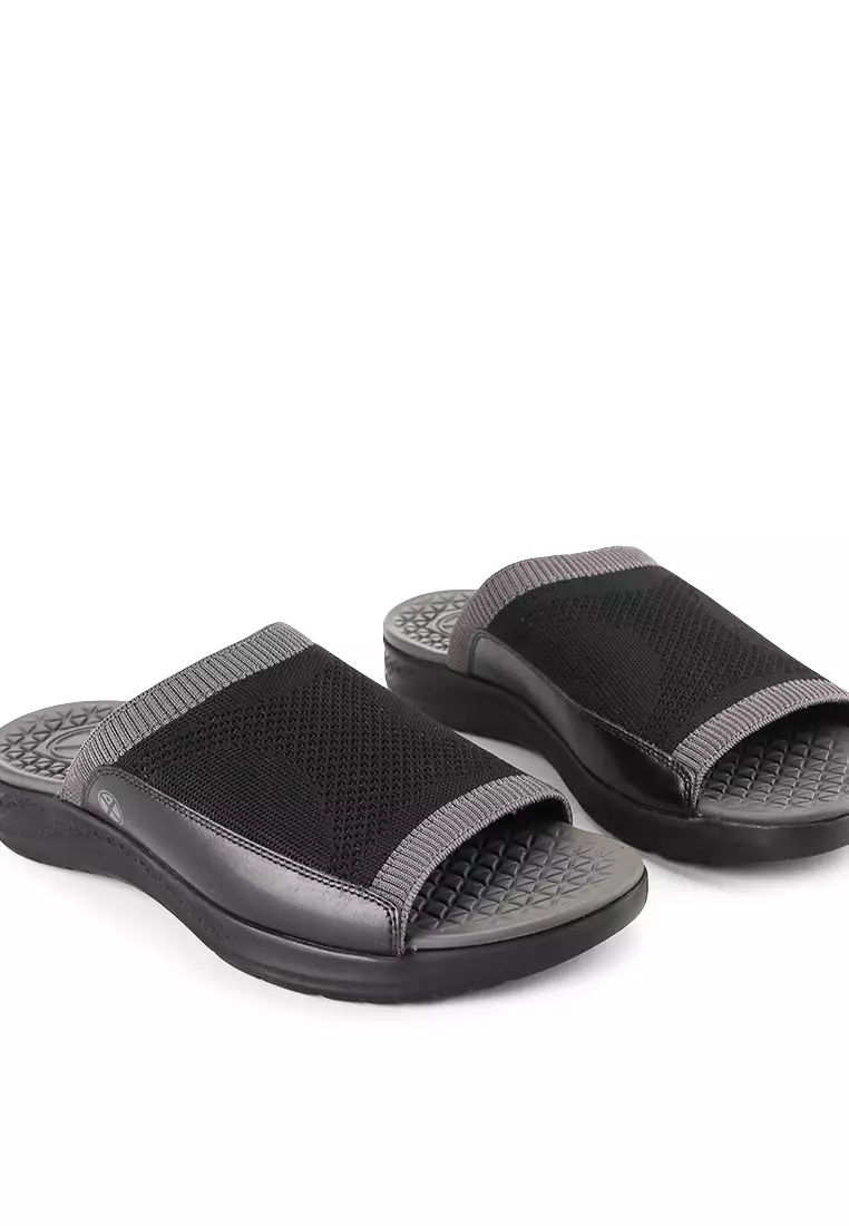 Jual Hush Puppies Activate Knit Slide Original 2025 | ZALORA Indonesia