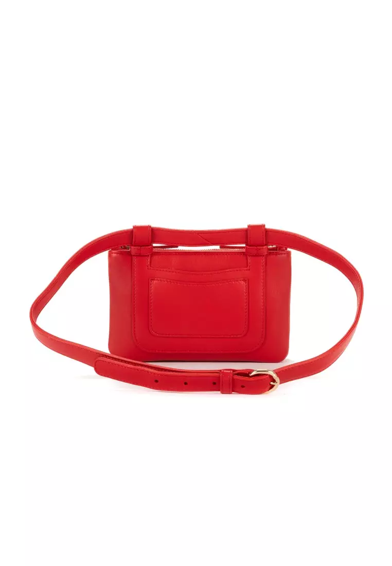 Buy Chanel Pre-Loved CC Mania Double Zip Wrist Pouch Online | ZALORA ...